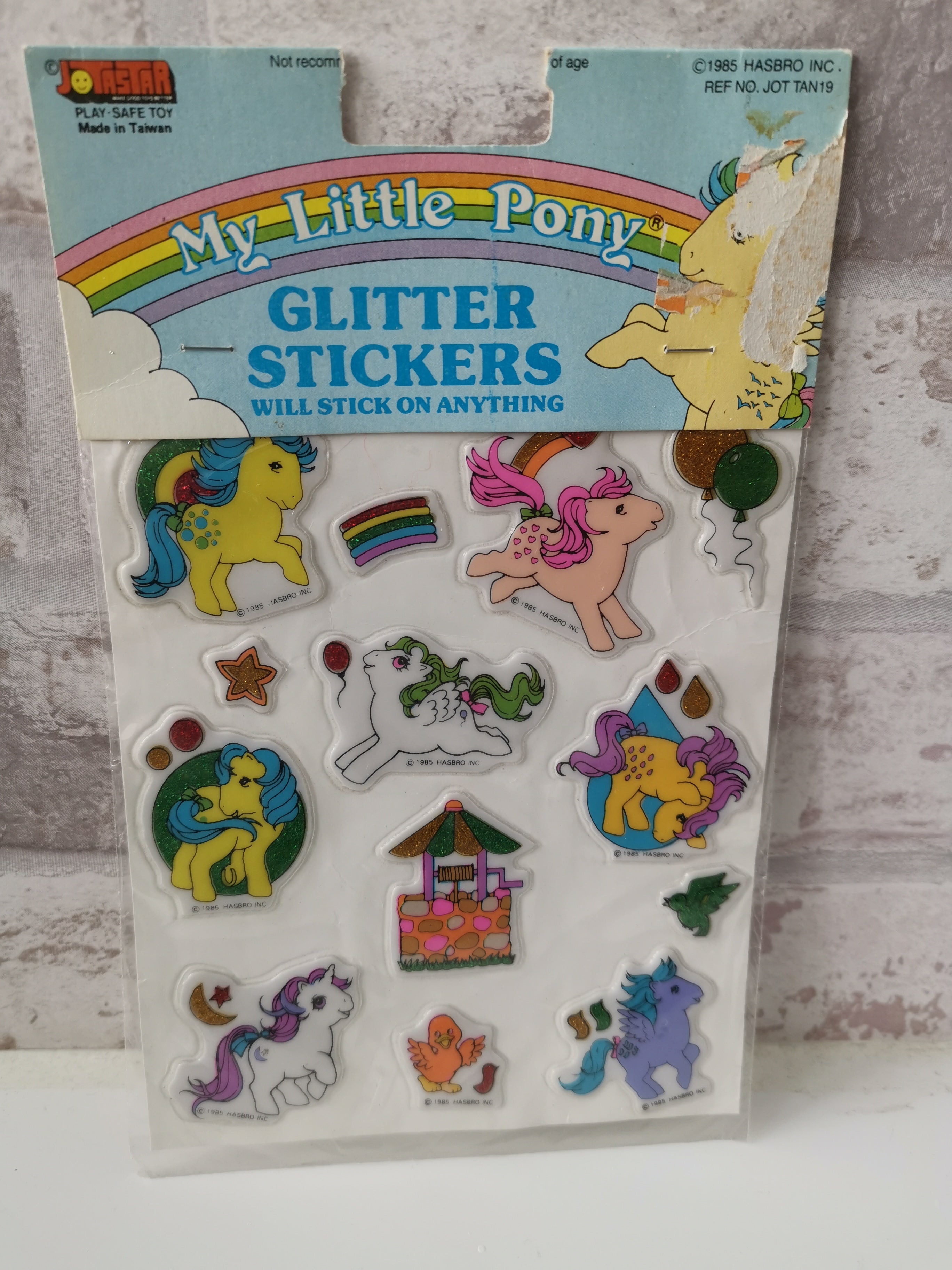 MIP G1 Puffy Glitter Stickers – Gaspode's Ponies